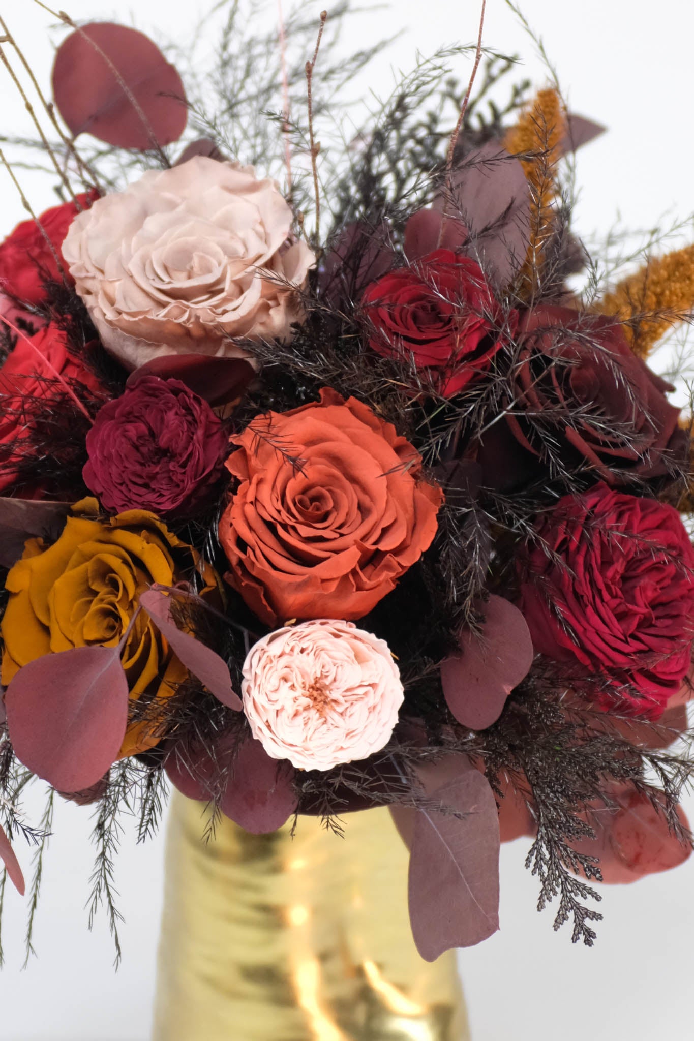 Assorted Dozen Roses, Dried & Preserved – DIRT Flowers